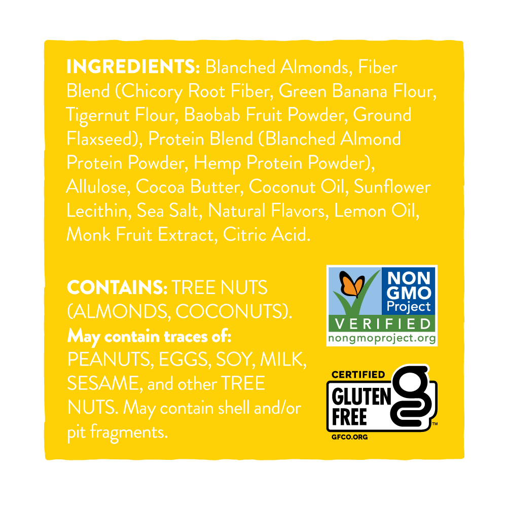 Lemon Bar - Lectin Free Protein Bar